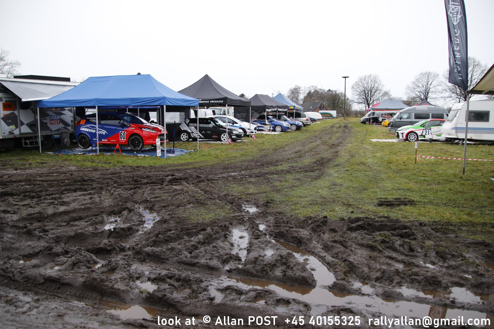 RALLYE SÜDHOLSTEIN VAR DM2, MED FLOT OPBAKNING FRA DE DANSKE MANDSKABER ...